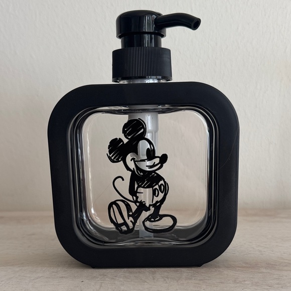 Disney | Bath | Disney Mickey Mouse Black And Clear Hand Soap Dispenser ...